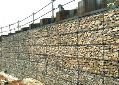 중국 Dia 2.2mm Gabion Wire Mesh Flood Control Retaining Wall Galvanized Iron 판매용