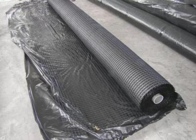 China Het zelfklevende Bitumen bedekte Gebreide Glasvezel Geogrid met een laag Te koop