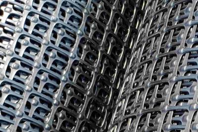 China Malha plástica reforçada de grande resistência firme de Geogrid do quadrado à venda