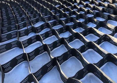 China Hdpe met grote trekspanning Geocell van de Sterkte Behoudende Muur in Wegenbouw Te koop