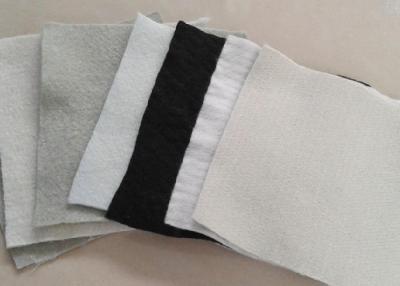 China Short Fiber And Long Fiber Non Woven Polyester Geotextile For Road Reinforced for sale