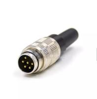 China Din Ret Control Cable AISG DB9 Connector IP68 M16 PCB Panel Mount Solder Type for sale