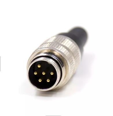 China Pin impermeável reto 2 Pin Docking do conector 6 do RUÍDO M16 da tomada masculina MINI à venda