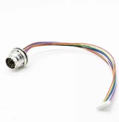 China DIN AISG 12 Pin IP67 M16 Waterproof Connector Male And Female Socket for sale