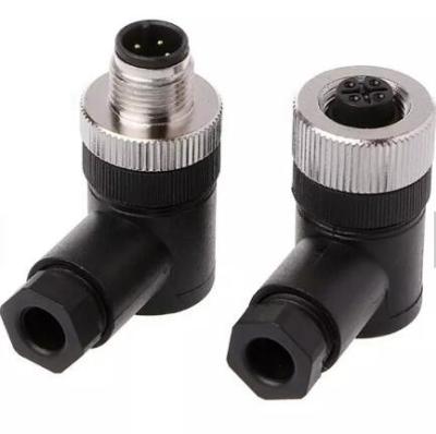 China 3 conector circular IP67 hembra-varón del Pin 4 Pin Screw Shreaded M8 para el sensor de la soldadura en venta