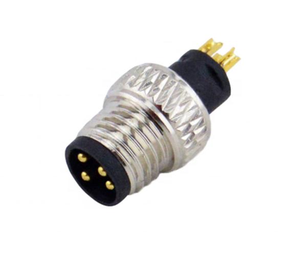 AISG M5 4 καρφίτσα 5pin στεγανοποιεί τον κυκλικό συνδετήρα άνδρα-γυναίκας Automative