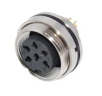 China Electric Cable 8 pin straight angle threaded coupling infrastructure Waterproof Cable Connector for sale