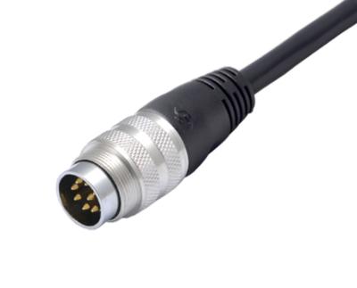 China Wasserdichtes Verbindungsstück 3 M5 M8 M12 Signal-IP67 4 5 8 12 Pin Custom With Cable zu verkaufen