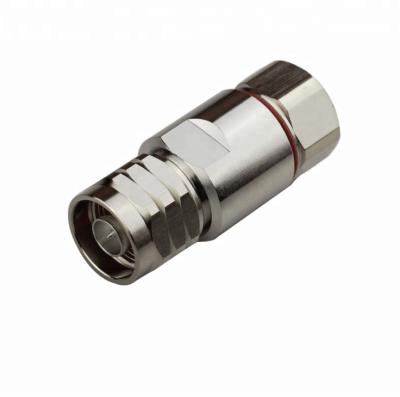 China High quality N type male rf straight connector for 1/2 coaxial feed cable for sale