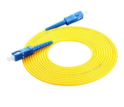 China SC/UPC To SC/UPC Single Mode Fiber Patch Cord , FTTH Optical Patch Cord for sale