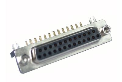 China Flame Retardant Plug In Type 25 Pin Female Male D Sub Connector for sale