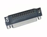 China Black Gray Colorized color HDP Three Row DB Header Socket  D Sub Connector for sale