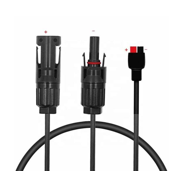 10AWG Mc4 Cable General Weathering Resistant Panel Mount Mc4 Connector