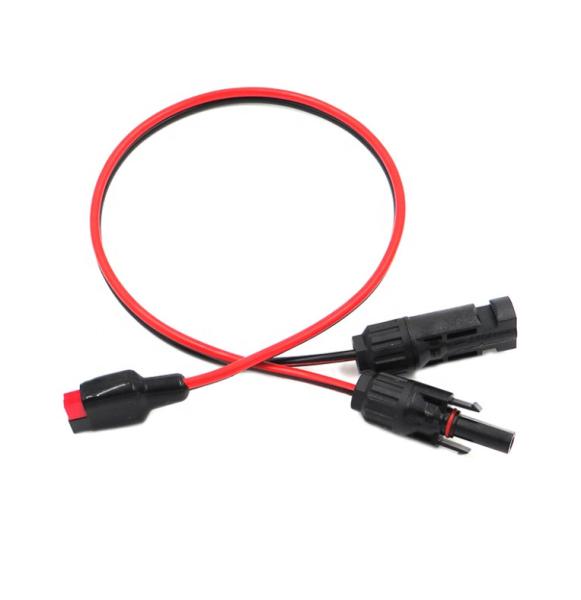 10AWG Mc4 Cable General Weathering Resistant Panel Mount Mc4 Connector