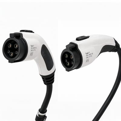 China SAE J1772 Type 1 EV Charging Plug 32A 240V AC Connector for sale