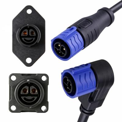China IP67 Waterproof Electric Motorcycle Charging Connector 50A EV Plug for sale