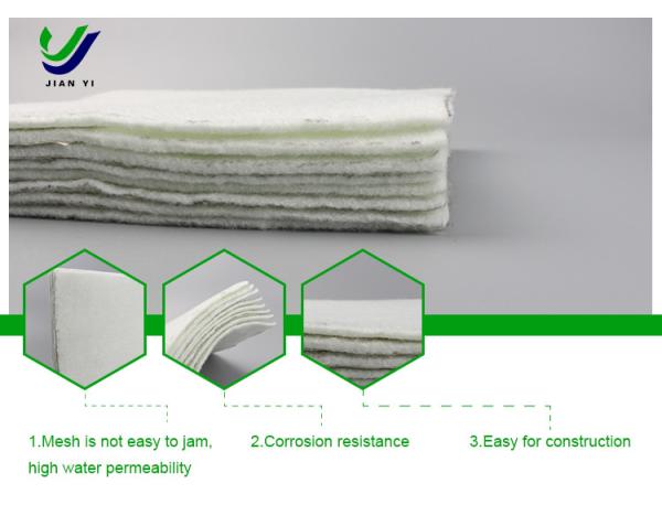 Quality Corrosion Resistant Staple Geotextile Road Fabric For Environmental Engineering for sale