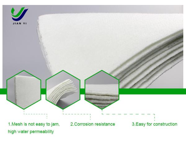 Quality Erosion Control Staple Geotextile Road Fabric Corrosion Resistant 50m~100m for sale