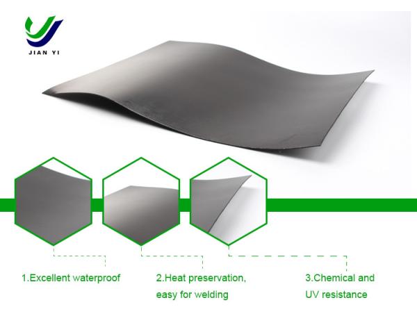 Quality Smooth HDPE Waterproof Geomembrane For Landfills And Sewage for sale