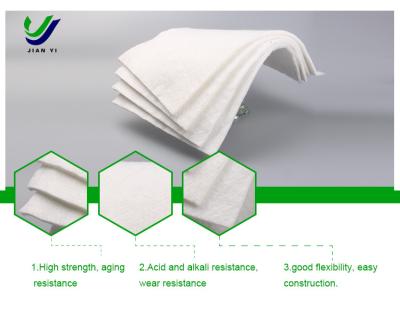 Quality High Strength Long Fiber Geotextile 100-800g/M2 With Corrosion Resistance for sale