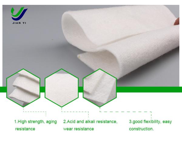 Quality Corrosion Resistant Long Fiber Geotextile WIth Acid And Alkali Resistant for sale