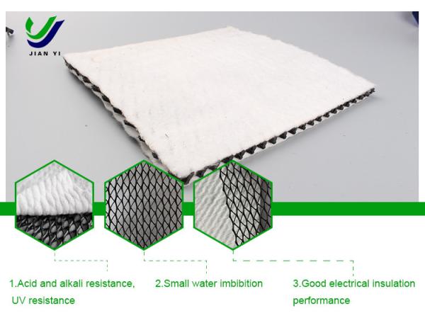 Quality Tri Dimension Composite Geonet 200g/m2 For Drainage And Protection System for sale