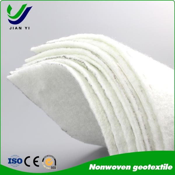 Quality 100g-800g/M2 Staple Fiber Geotextile With High Water Permeability Drainage for sale