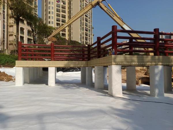 Quality 0.2~3mm Thickness Composite Geomembrane For Vertical anti-seepage layer of for sale