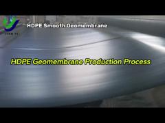Geomembrane van polyethyleen met hoge dichtheid HDPE voor wateropslag in reservoirs en bescherming van hellingen