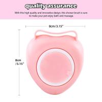 China Shampoo Silicone Pet Brush for sale