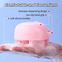 China Shampoo Silicone Pet Brush for sale