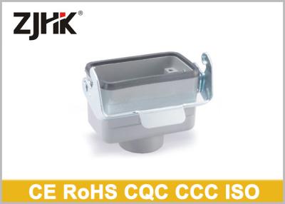 China Powder Coated Male Female Plug Industrial Rectangular Connectors / Waterproof Electrical Connector for sale