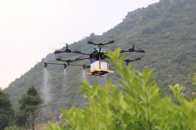 Agricultura UAV polvorientes de cultivos rociadores, drones y protección agrícola