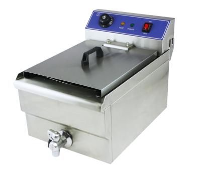 China CE Single Tank Electric Fryer KFC Fryer  Deep Fryer With Tap WF-161V for sale