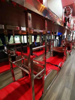 China LCK6125C Zhongtong Used Bus 38 Seater White Color Sleeper Coaches for Long Travelling for sale