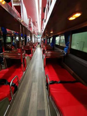 China LCK6125C Zhongtong Used Bus 38 Seater White Color Sleeper Coaches for Long Travelling for sale