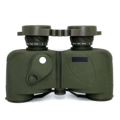 China Long Distance Military Green 8x30 Day Hunting Binoculars With Rangefinder Compass for sale