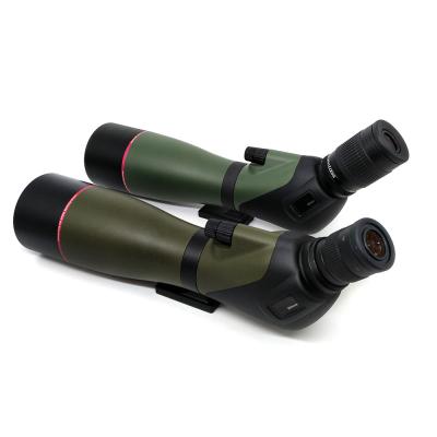 China ED Double Focus Spotting Scope 20-60x 80mm With Extra Low Dispersion for sale