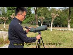 Birding Spotting Scope Zoom Telescope With Remote Control Tripod