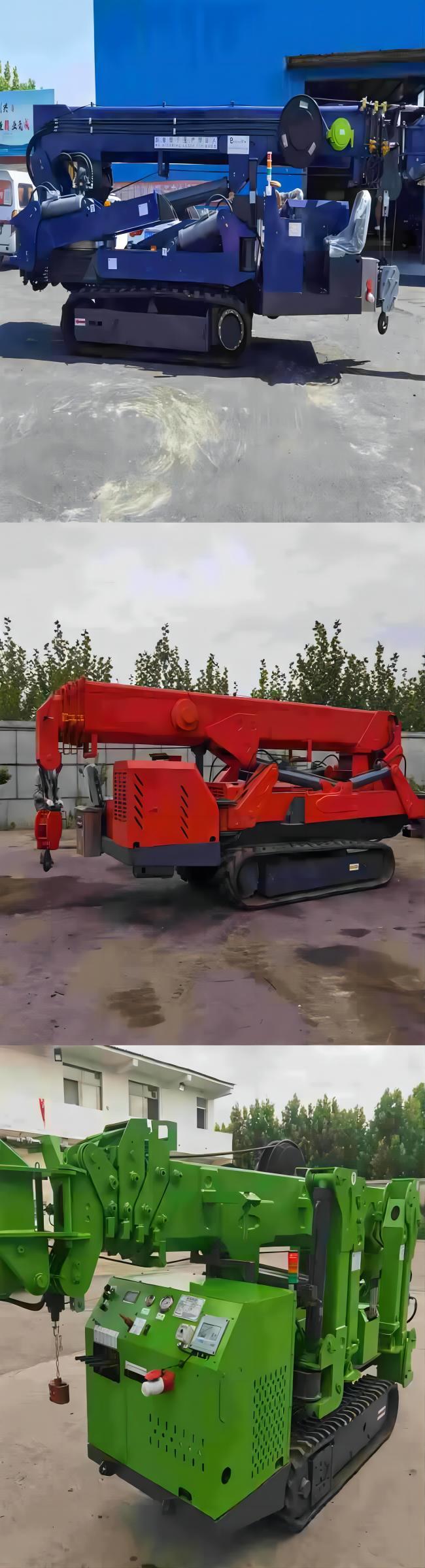 Spider Crawler Crane in operation