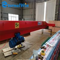 China Light Duty Single Girder Overhead Crane 1-20 Ton Capacity 7.5-22.5m Span for Industrial Cargo Lifting for sale