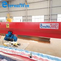 China Light Duty Single Girder Overhead Crane 1-20 Ton Capacity 7.5-22.5m Span for Industrial Cargo Lifting for sale
