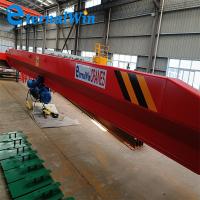 China Light Duty Single Girder Overhead Crane 1-20 Ton Capacity 7.5-22.5m Span for Industrial Cargo Lifting for sale