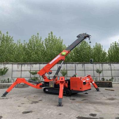 China Remote Control Spider Crane 9.6 Meters Jib Length for Increased Productivity and Efficiency for sale