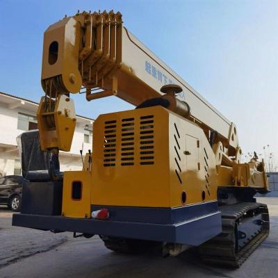 China 12ton Spider Crawler Crane With Fly Jib Folding Spider Crawler Crane For Glass Lifting for sale