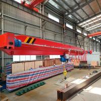 China EOT Single Girder Overhead Crane 10 Ton Capacity with 380V Power and IP55 Protection Rating for sale