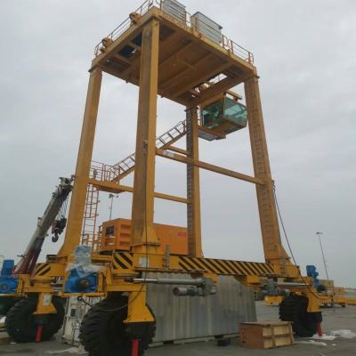 China RTG Model Rubber Tired  Gantry Crane Support Customization 40 Ton Gantry Crane for sale
