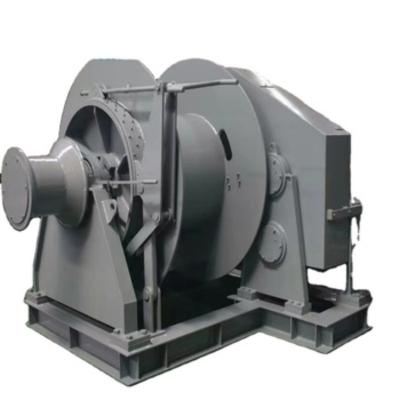 China Heavy Duty remote Control Lifting Gasoline Engine Machine Hydraulic Winch 15Ton for sale