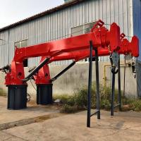China Mobile Harbour Crane 50 Ton Capacity 50m Outreach Telescopic Boom Marine Crane for sale
