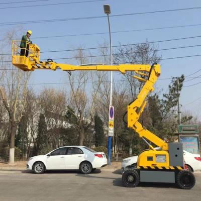 China Diesel Engine / Battery 16m 18m 20m Mobile Man Lifting Platform For Aerial Works Te koop